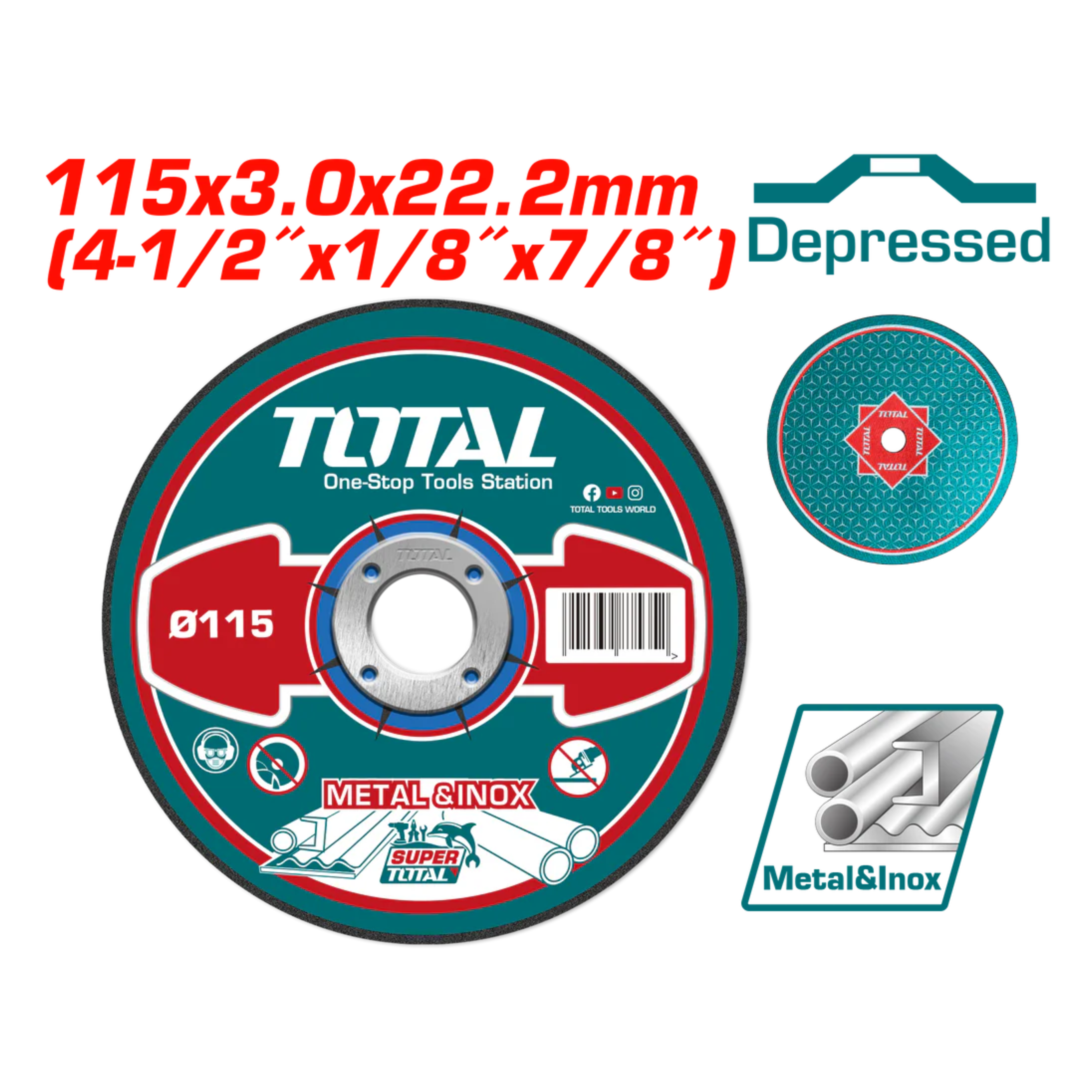 Abrasive metal cutting disc TAC2211152 – ArteDeum Hardware